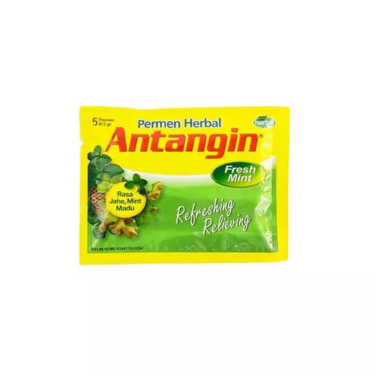 Antangin Permen Herbal Fresh Mint 5 Tablet | BhumiHara Farmasi